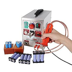 CHEIRSS 709A Pulse Spot Welder 0.35mm Battery Welding Machine,with LED Lighting Function, for Welding, Repairing, Battery Production and Assembly