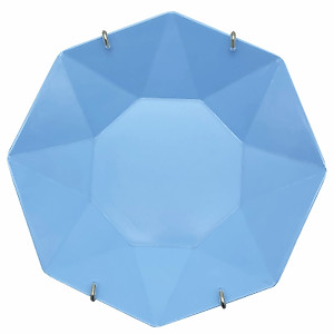 Xinlinke Lot5 8-Inch Medium Invisible Plate Wire Hanger Wall Holders with Protective Rubber Cover for 7.5" to 9.5" Decorative Tray