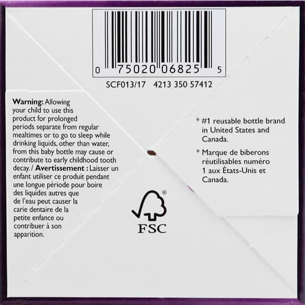 Philips AVENT Natural Baby Bottle, Clear, 4 Oz