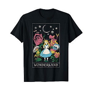 Disney Alice in Wonderland Alice Cosmic Tarot Card T-Shirt