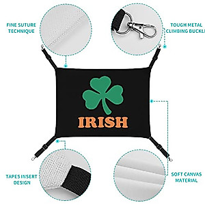 Irish Clover Pet Hammock Comfortable Adjustable Hanging Bed for Small Animals Dogs Cats Hamster