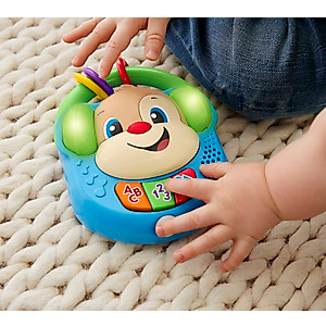 Fisher-Price Baby & Toddler Toy Laugh & Learn Sing & Learn Music Player Pretend Radio with Lights & Songs for Infants Ages 6+ Months