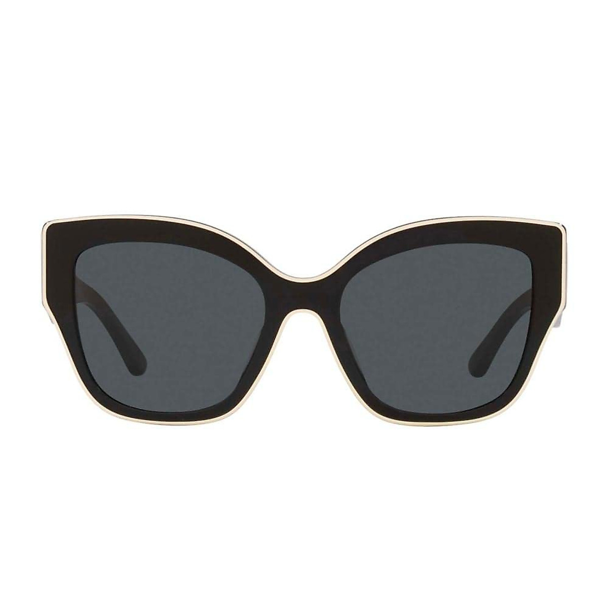 Tory Burch Sunglasses TY 7184 U 192987 Black With Ivory Piping