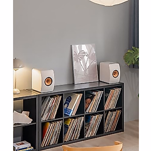 KEF LS50 Wireless II Powered Bookshelf Speakers - Pair (Mineral White)
