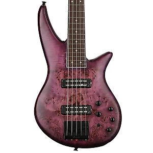 Jackson X Series 5-String Spectra Bass SBXP V, Transparent Purple Burst, Laurel Fingerboard