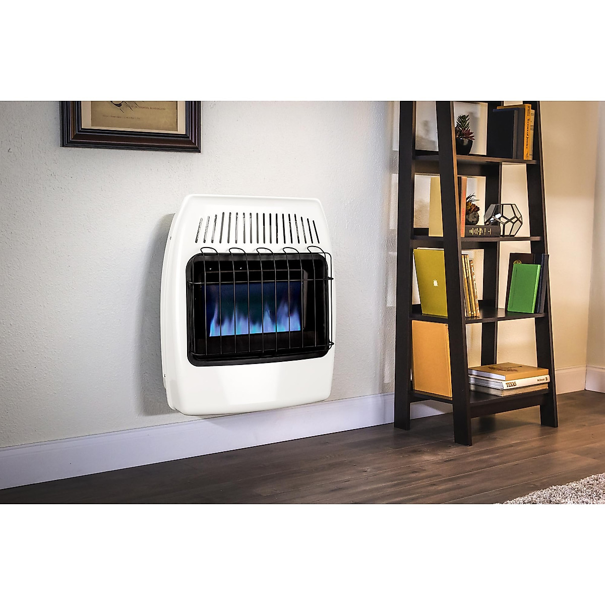 Dyna-Glo 20,000 BTU Natural Gas Blue Flame Vent Free Wall Heater, White