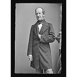 Home Comforts Portrait of Edward Stanly 1-12 Inch by 18 Inch Laminated Poster-Posters with Bright Colors and Vivid Imagery-Convenient 12 Inch by 18 Inch Size Fits Perfectly in Many Attractive Frames