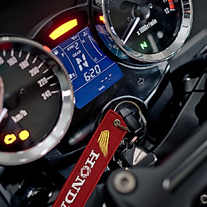 Motorcycle Keychain, 3Pack Tag Keychain Key Ring Motor Scooter Truck Biker Gift