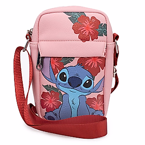 Disney Bag, Crossbody, Lilo, Stitch Sweet Smiling Pose, Vegan Leather