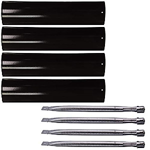 Htanch PN5601 (4-Pack) SA5601 (4-Pack) 15-5/8" PorcelainSteel Heat and Burners Replacement for Kenmore 148.16656010, Master Forge P3018, Master Forge SH3118B