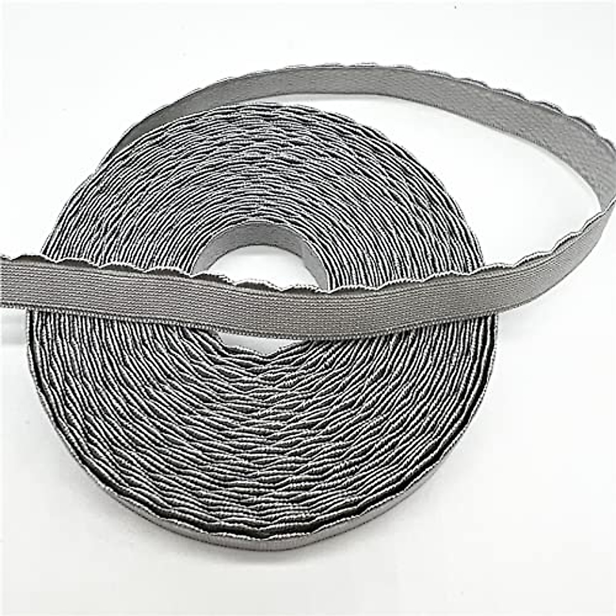 Crescent Elastic Lace Trim Fold Over Elastic Band for Sewing Lace Ribbon Waist Band Garment Accessory