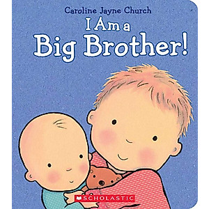 Big Brother Set for Little Boys and Toddlers, Super Big Brother Doll with Cape and I am a Big Brother Book by Carolyn Church Bundle with Gift Tag (Super Brother / Church / Gift Tag)