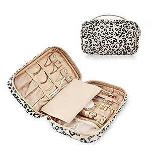 MIZATTO Travel Jewelry Organizer, Medium Jewelry Storage Bag for Necklaces, Earrings, Rings and Bracelets
