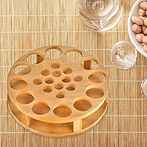 Beer Glass Tray Glass Holder Tray for Party Drinking Home Organizer for Club Drinks Cup Stand Serving for Bar Pub 12 Holes Beer Tray Holder