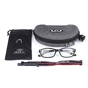 Mcolics Sports Glasses, Basketball Football Soccer Racketball Goggles for Men & Women, Anti-Fog Safety Protective Eyewear (Black)