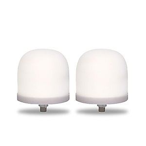 Max Water Counter Top Water System Replacement Ceramic Dome Replacement Water Filter 0.5 to 1 Micron (Pack of 2)