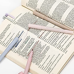 ZEYAR Cute Highlighters With Duals Tips, Cream Colors, Chisel Tip and Bullet tip, Aesthetic Highlighter Marker, No Bleed Dry Fast Easy to Hold(12 Cream Colors)