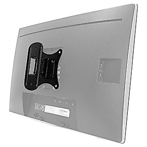 Mount-It! MI-2829 Small TV Monitor Wall Mount | RV TV Mount | VESA Wall Mount | Fits 19 20 21 22 23 24 25 27 32 Inch Screens | 75 100 VESA Compatible | Low-Profile Slim Design | 44lb Capacity