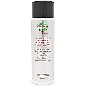 MOUNTAIN TOP Apple Cider Vinegar ACV Conditioner with Biotin Keratin Caffeine Castor Oil Key Active, 8 Fl Oz