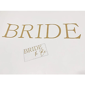 Bride to Be Decal - Bridal Shower Backdrop Sticker,Miss to Mrs Sticker for Balloon Arch,Bride to Be Bridal Shower Party Decorations,Engagement Party (Bride to Be Decal)