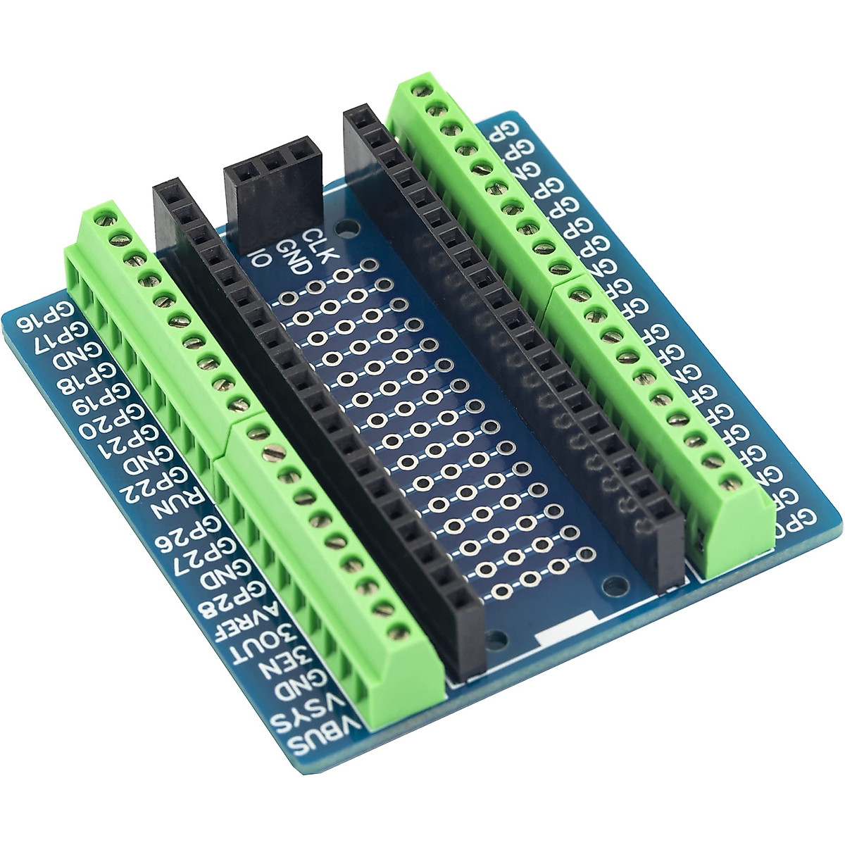 for PI PICO Mini Brekaout Board Soldered with Screw Terminal 2.54mm for Raspberry Pi Pico (1pcs)