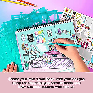 Fashion Angels Fashion Design Sketch Portfolio Artist Set & Interior Design Sketch Portfolio- Sketch Book- Learn Interior Design