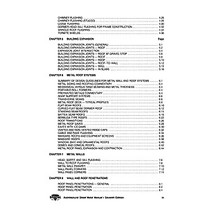 Architectural Sheet Metal Manual