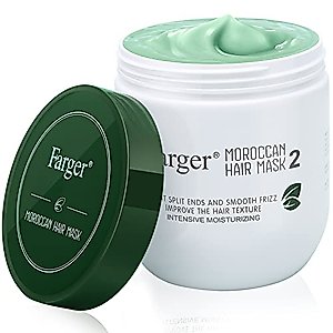 Farger Argan Oil Hair Mask, Intensive Moisturizing Conditioner Mask Hydrating Hair Mask Treatment For Dry Hair Vitamins For Repair & Nourishment 17.6 oz