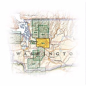Alpine Lakes Wilderness Map [Mt. Baker-Snoqualmie and Okanogan-Wenatchee National Forests] (National Geographic Trails Illustrated Map, 825)