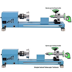 Mini Lathe Machine Multi-Purpose Lathe With Professional Tools Torno Para Madera Cutting Grinding Polishing Desktop Metal Lathes Easy To Use