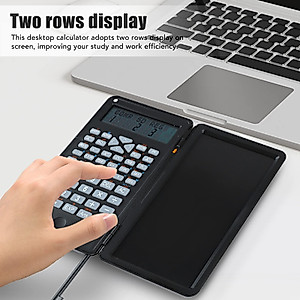 Classic Scientific Calculator,Two Row LCD Display Writing Tablet Sensitive Multifunction Desk Calculator for Accounting Engineering Office School Work