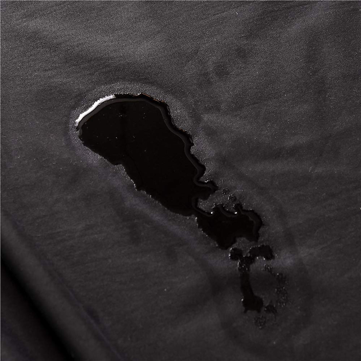 Holawakaka King Waterproof Mattress Encasement Protector Black Fitted Sheet Breathable Bed Mattress Pad Cover, 14" Deep Pocket (Black, King)