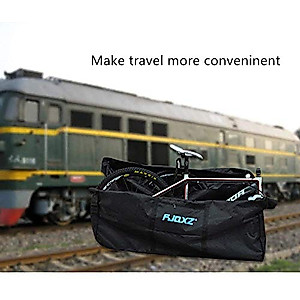 Amomo Folding Bike Travel Bag Foldaway Bicycle Transport Carrying Case for 26-29 inch Folding Bike