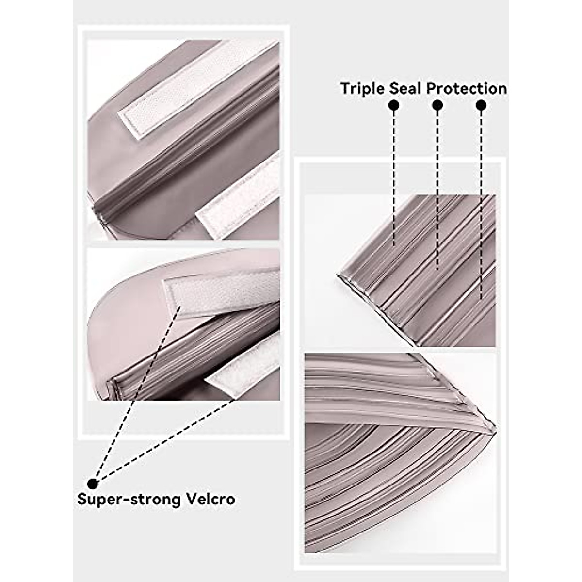 HEETA 2 Pack Waterproof Pouch, Screen Touch Sensitive Waterproof Dry Bag with Adjustable Waist Strap | Keep Your Phone and Valuables Dry | for Swimming Kayaking Boating Fishing Beach Diving Surfing