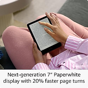 All-new Amazon Kindle Paperwhite Signature Edition (32 GB) – Our fastest Kindle with an auto-adjusting front light, wireless charging, and weeks of battery life – Metallic Black + 3 Months Free Kindle Unlimited (with auto-renewal)