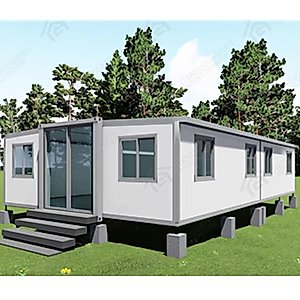 Prefab Foldable Folding Luxury Wood Villa Modern Housing Expandable Shipping Container kit Office Cabin Home House