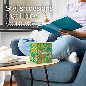 Kleenex Ultra Soft Facial Tissues, 8 Cube Boxes, 80 Tissues per Box, 3-Ply, Packaging May Vary