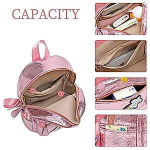 Qiuhome Unicorn Mini Backpack Girls Unicorn Bags Childrens (Pink)