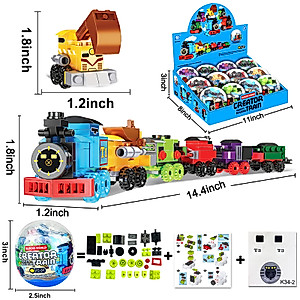 Easter Egg Easter Kids Toys Stem Building Toys for Boys, Easter Basket Stuffers Learning Educational Toys for 3-12 Year Old Boys Girls Party Favors Supplies Easter Gift