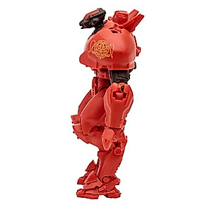 Pacific Rim McFarlane Toys Crimson Typhoon (Jaeger) 4" Scale Figure Playset with Comic