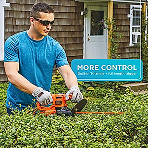 BLACK+DECKER Electric Hedge Trimmer, 16-Inch (BEHT100)