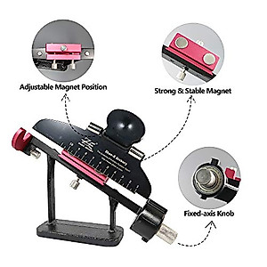 Adjustable Fletching Jig Tool Arrow Fletching Stick Kit Feathers Vanes with Straight Clamp for DIY Archery Arrows Crossbow Bolts (Blue)