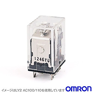 OMRON INDUSTRIAL AUTOMATION LY2-AC24 POWER RELAY, DPDT, 24VAC, 10A, PLUG IN (1 piece)