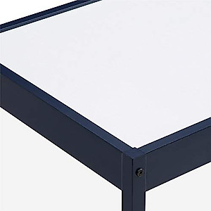 Baby Relax Hunter 3-Piece Kiddy Table & Chair Kids Set, Blue / White