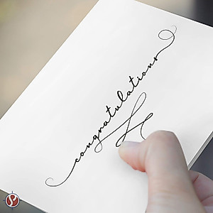 Congratulations Greeting Cards and Envelopes – Congrats Class of 2024 Graduation, Wedding, Engagement, Job Promotion, Baby Shower and Celebration Success Achievement – 4.25" x 5.5" – 25 per Pack