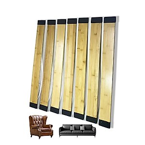 Kaupuar 27 * 25 inch Adjustable Couch Cushion Support Thicker Boards Insert Under Sofa Repair- Fix Sagging Furniture Seat (Set of 7)
