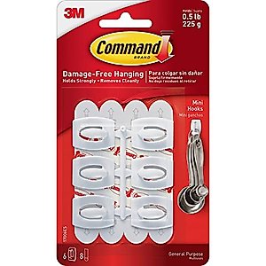 Command Strips 17006 Mini Adhesive Hooks