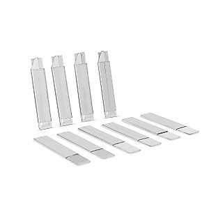 Internet's Best Box Cutter Utility Knife - Set of 10 - Retractable Razor Knife Set - Full Metal