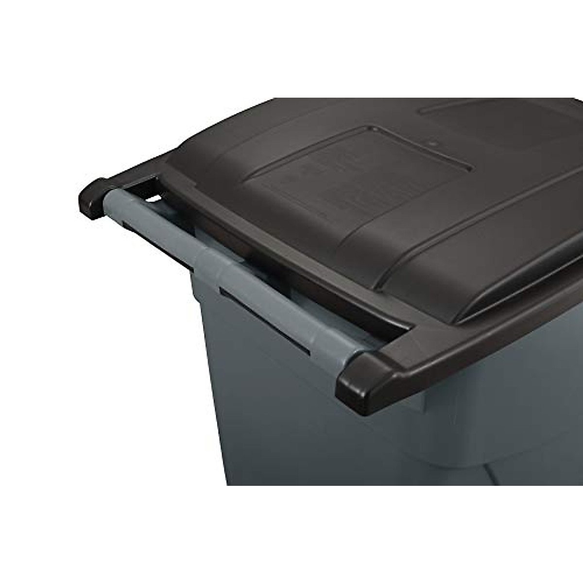 Rubbermaid Commercial Products BRUTE Rollout Trash/Garbage Can/Bin with Wheels, 50 GAL, Blue, for Restaurants/Hospitals/Offices/Back of House/Warehouses