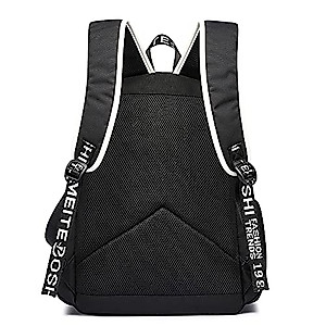 ABTXB DBZ Luminous School Backpack Reflective Backpack for School and Sport, Multicolor, 18.9 x 14.1x 7.8 inches